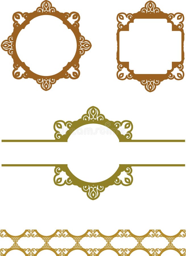 Pattern frame stock illustration. Illustration of ornate - 40854620