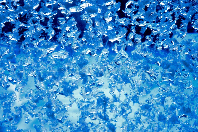 Pattern on Frozen Glass. Unusual Pattern on Frozen Glass Stock Image ...