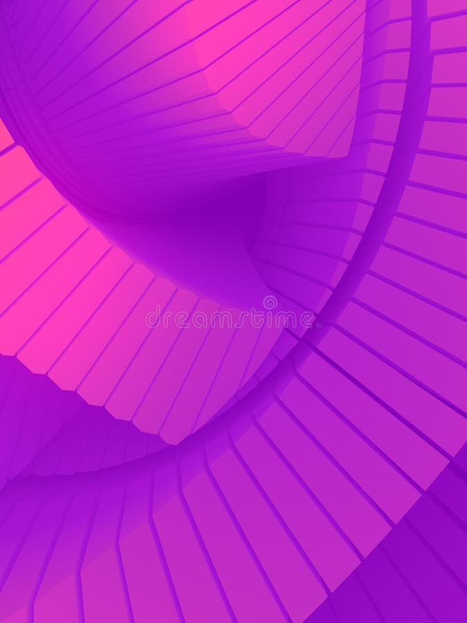 Pattern of Futuristic Geometric Shapes Surrounded by Pink Mist ...