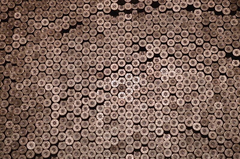 Pattern of 12 Gauge Cartridges for Shotgun Bullets. Shells for Hunting ...