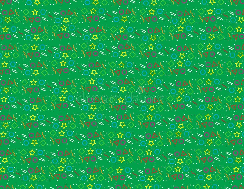 Pattern Geometric Abstract Background Texture Green Stock Illustration ...
