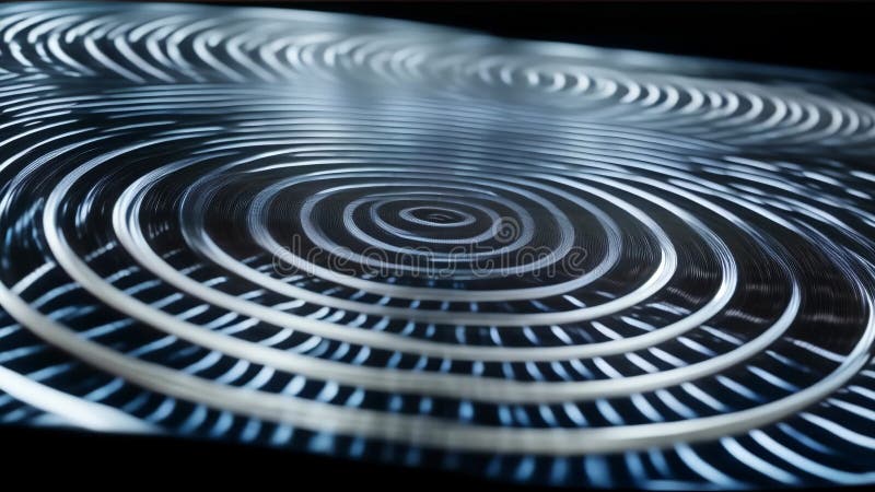 Geometric Water Ripples stock video. Video of movement - 304032583