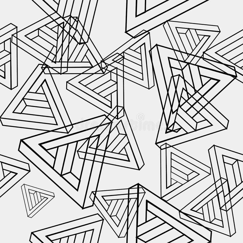 Pattern Geometric Seamless Simple Monochrome Minimalistic Pattern of ...