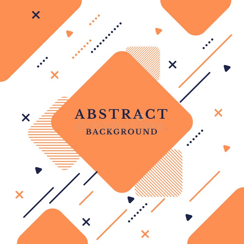 Pattern from Geometric Shapes in Memphis 80s-90s Style with Headline ...