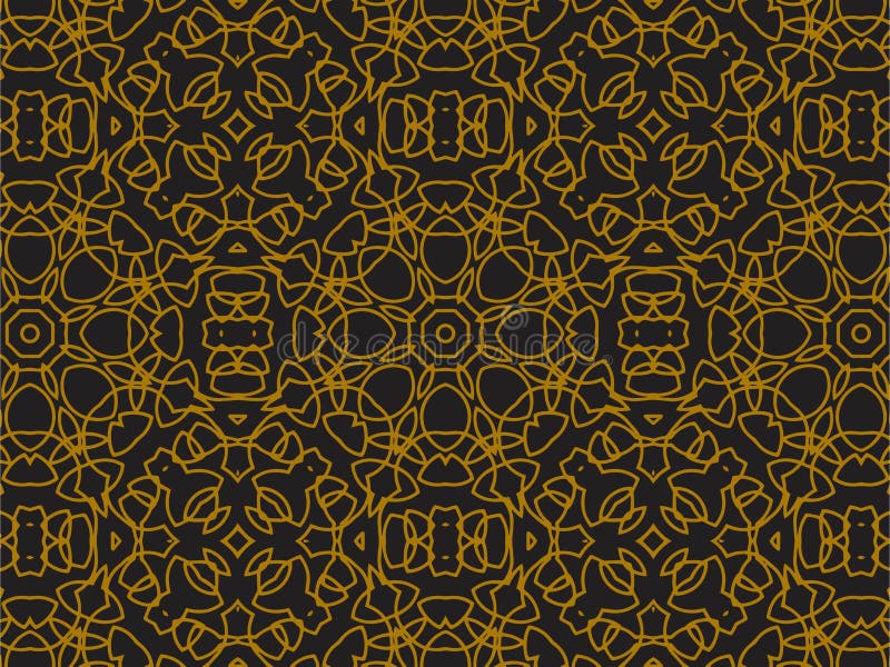 Pattern Gold Design stock vector. Illustration of modern - 177790073
