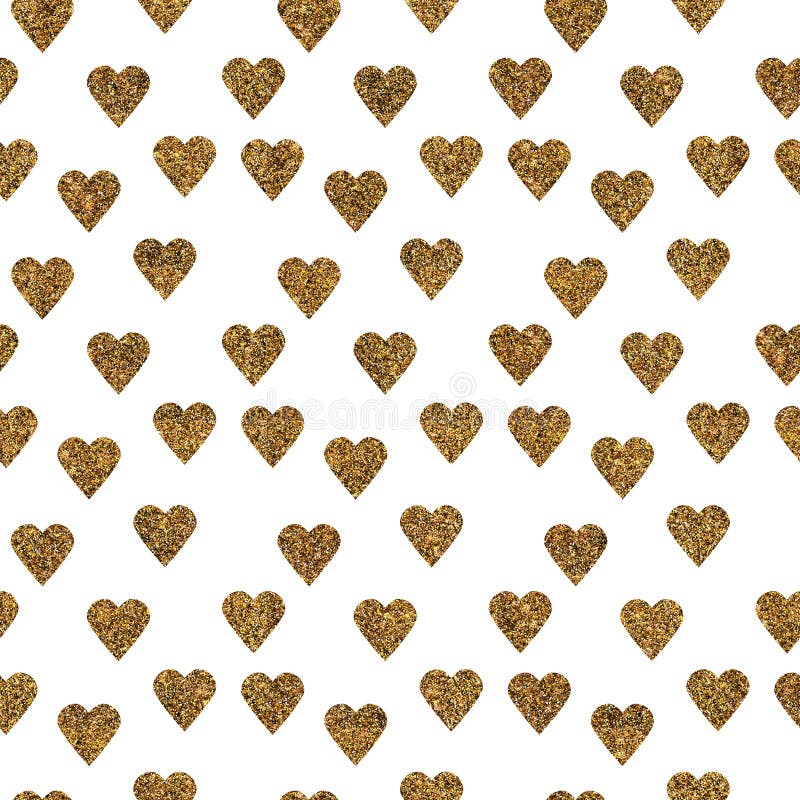 Glitter Confetti Circles and Elements Seamless Pattern on Striped ...