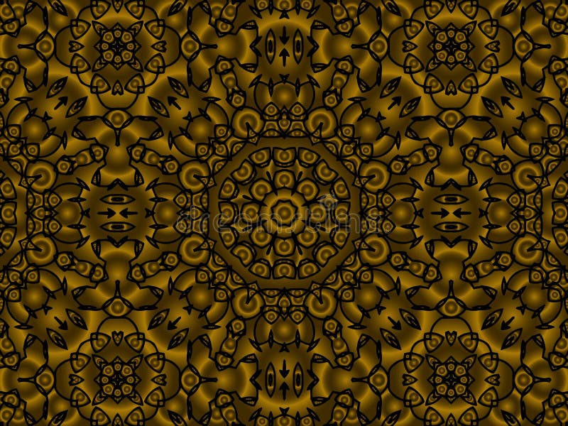Pattern Gold Gradation stock illustration. Illustration of golden ...