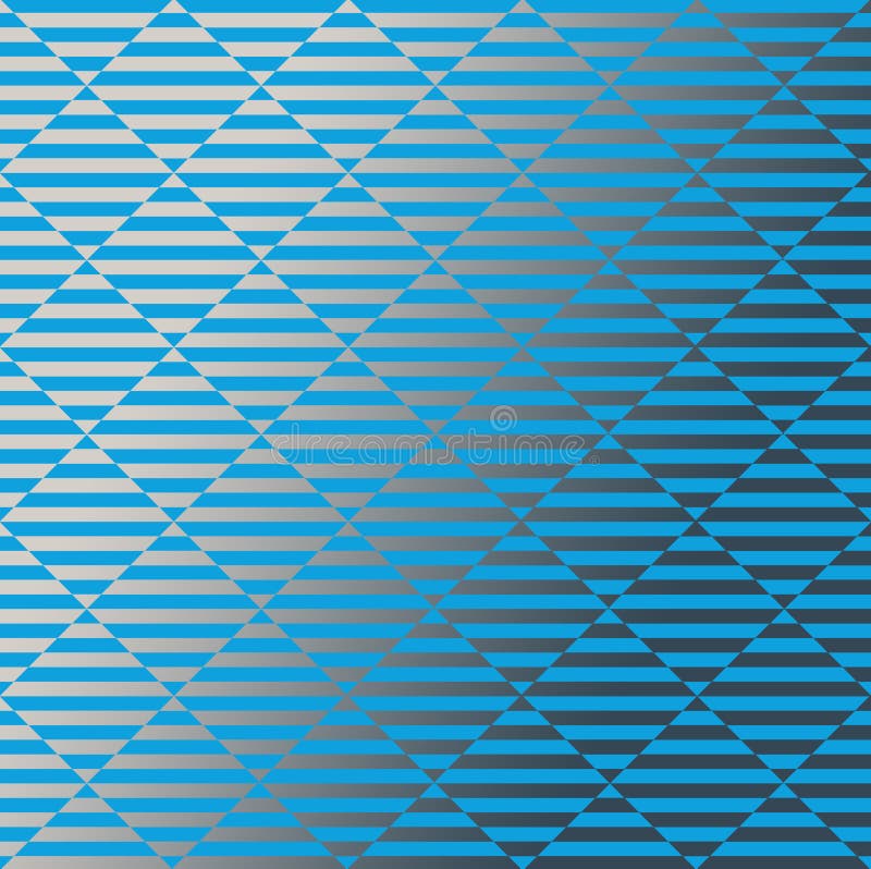 Pattern on the Gradient. Optical Illusion Pattern. Blue Base. Content ...