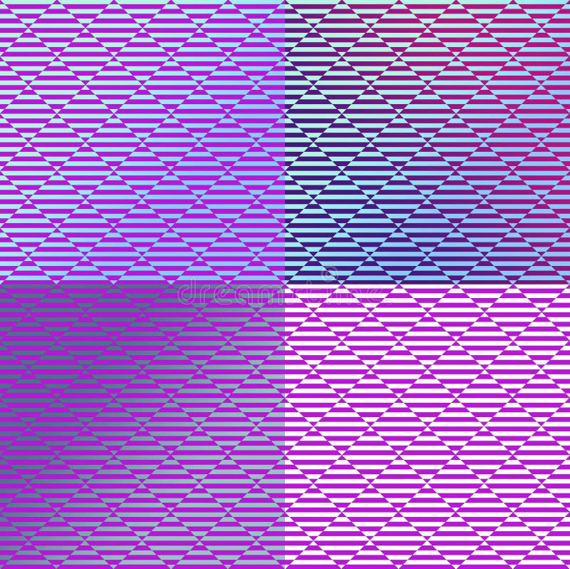 Pattern on the Gradient. Optical Illusion Pattern. Lilac Base. Content ...