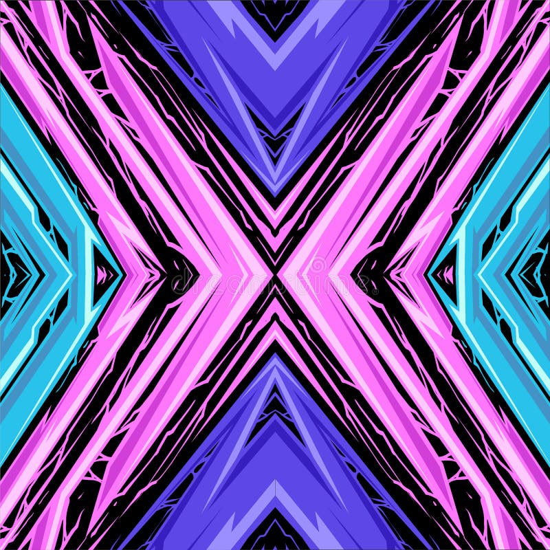 Pattern Graphic for Jersey Background Stock Vector - Illustration of ...