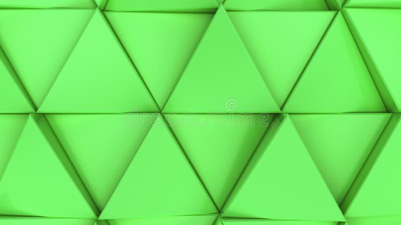 Pattern of Green Triangle Prisms Stock Illustration - Illustration of ...
