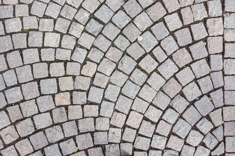 Pattern of Grey Cobblestone As Walkway Pavement Stock Image - Image of ...