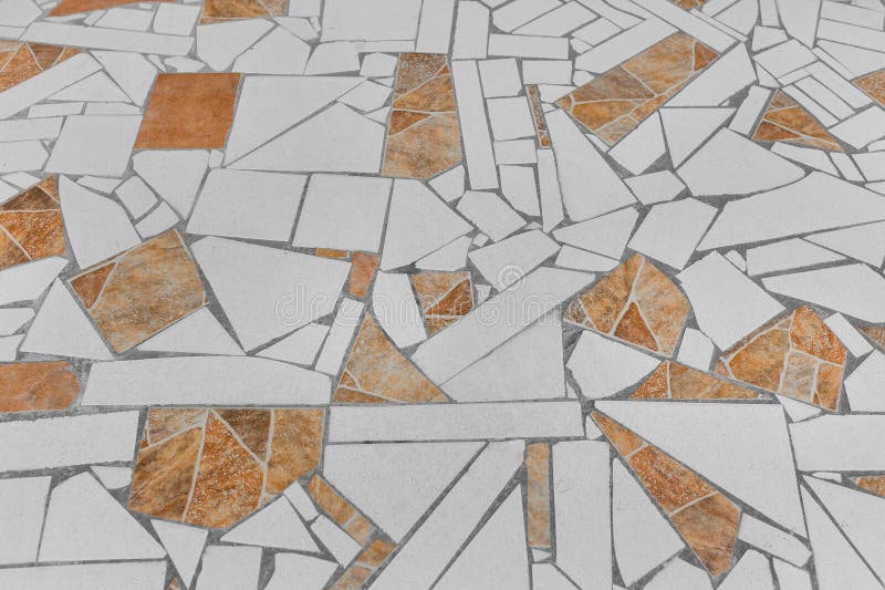 Pattern Grey Light and Brown Paving Slabs Floor Road Surface Street ...