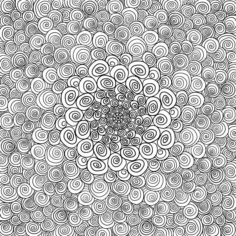 Pattern Hand Drawn Doodles Mandala. Dynamic Contour Repeating Elements ... Pattern Hand Drawn Doodles Mandala. Dynamic Contour Repeating Elements ...