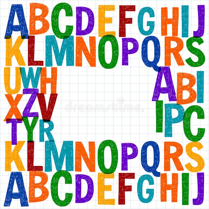 Vector letters stock vector. Illustration of artistic - 3173154