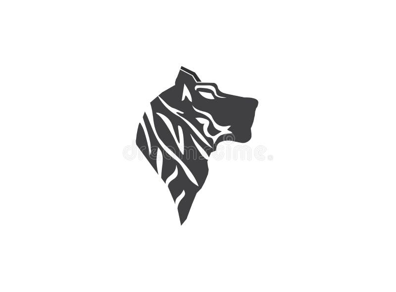 Tiger Head Side Logo Stock Illustrations – 145 Tiger Head Side Logo ...