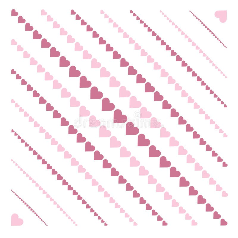 Pattern with hearts stock vector. Illustration of celebration - 37457934
