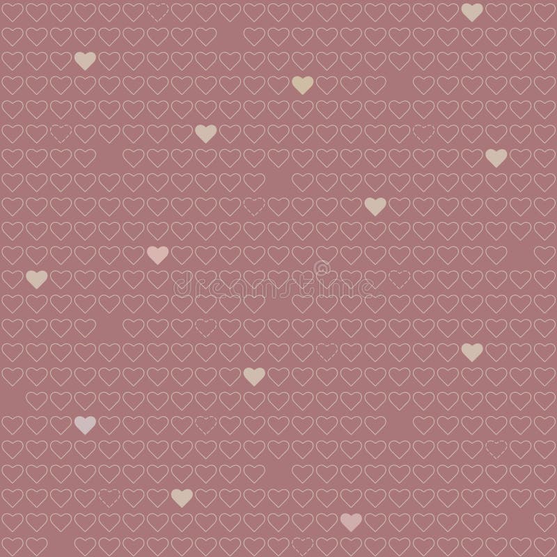 Random hearts pattern stock illustration. Illustration of romance ...
