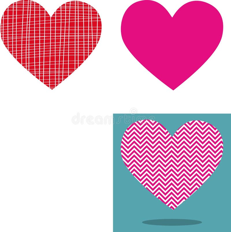 Pattern hearts 08 stock vector. Illustration of cartoon - 198990185