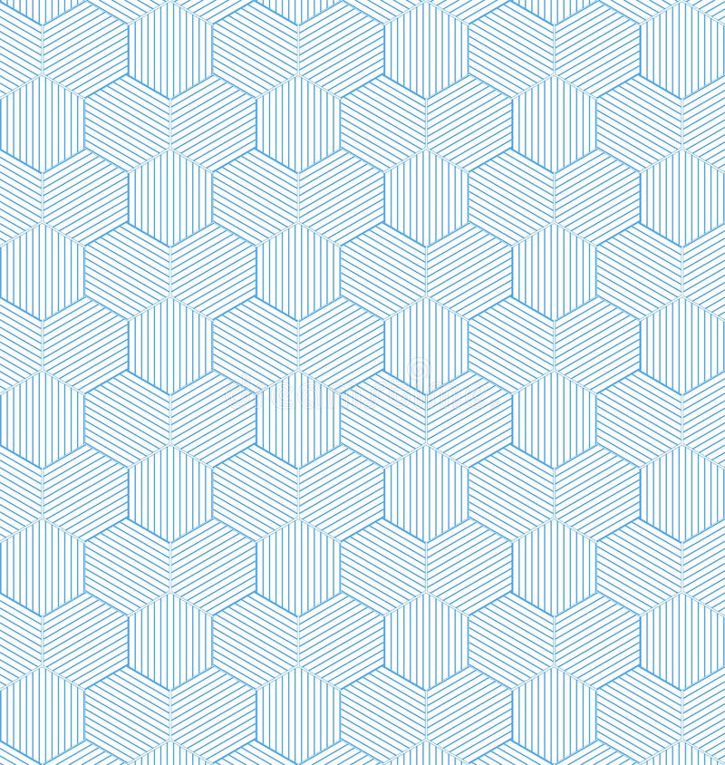 Seamless Geometric Blue and White Striped Squares Pattern Background ...