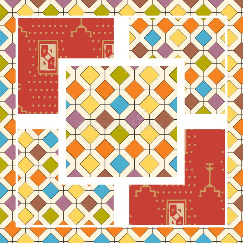 Pattern of Hijab Motif Design with Abstract Foliage Design. Silk Scarf ...