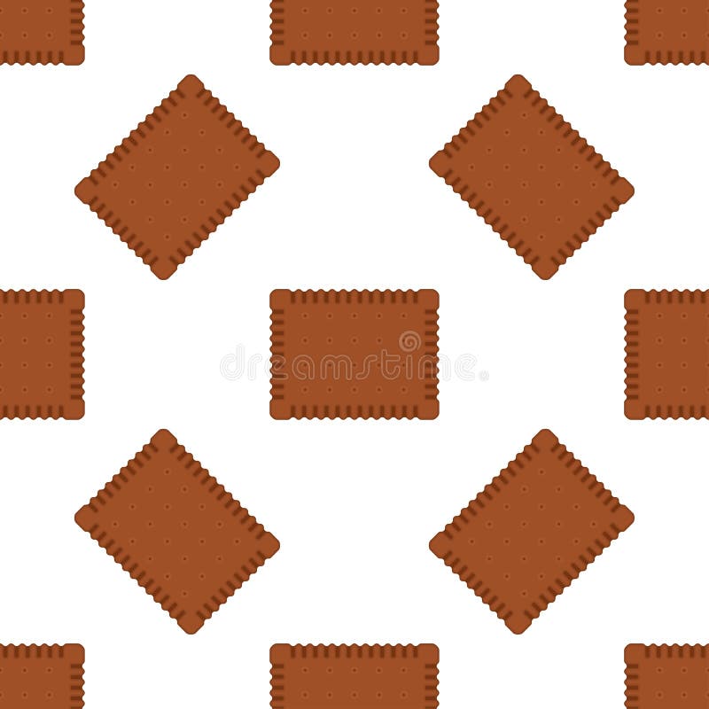 Pattern Homemade Cookie Different Taste in Pastry Biscuit Stock Vector ...