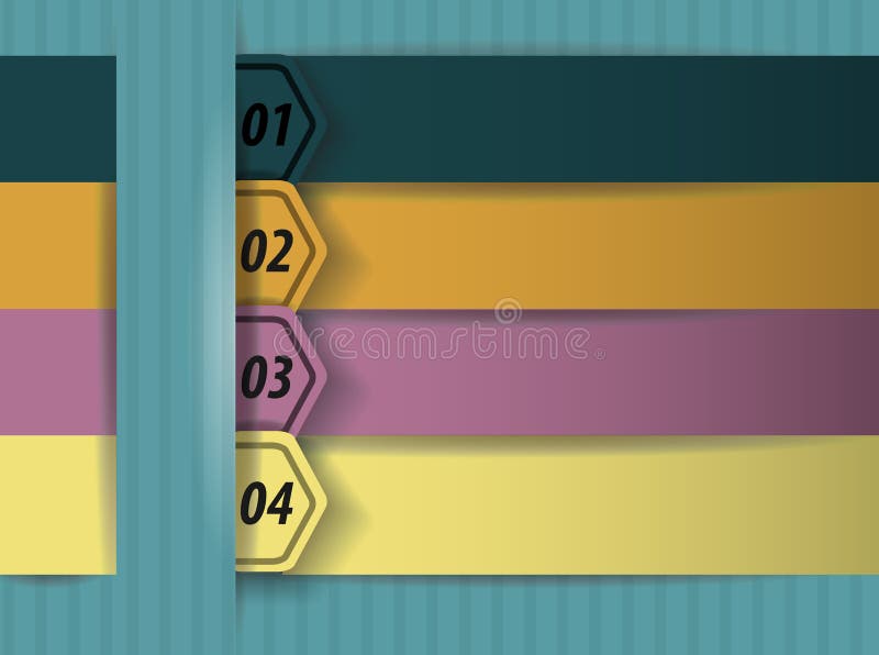 Pattern of Horizontal Banners Stock Vector - Illustration of pattern ...