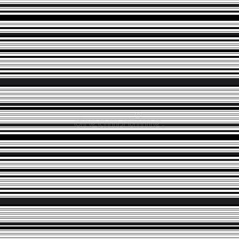 Pattern with Horizontal Black Lines Stock Vector - Illustration of ...
