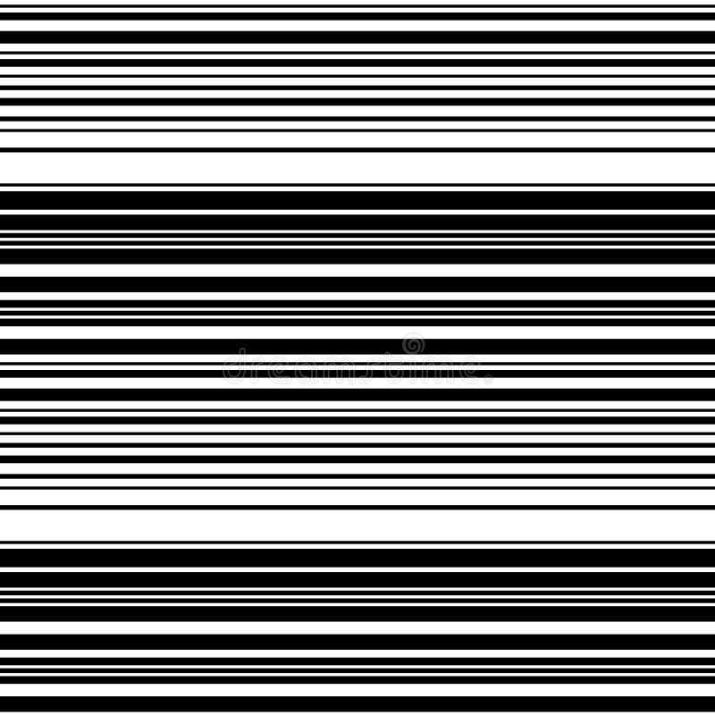 Pattern with Horizontal Black Lines Stock Vector - Illustration of ...