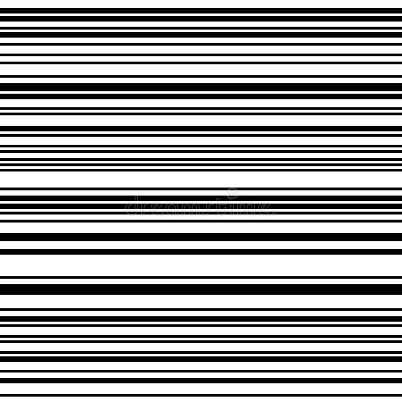 Pattern with Horizontal Black Strips Stock Vector - Illustration of ...