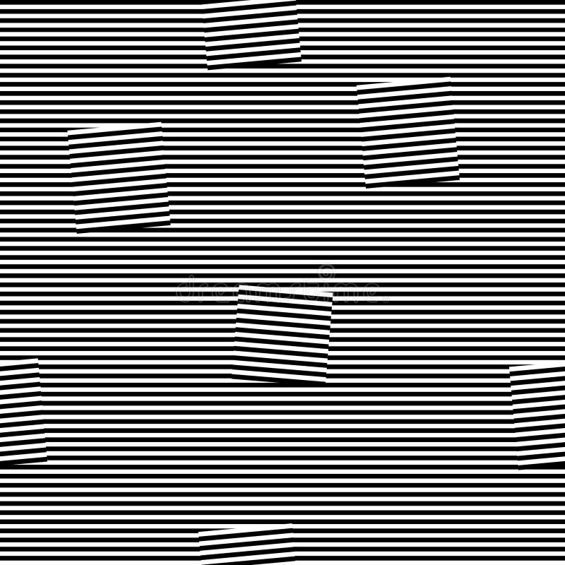 Horizontal Broken Black Lines Stock Vector - Illustration of endless ...