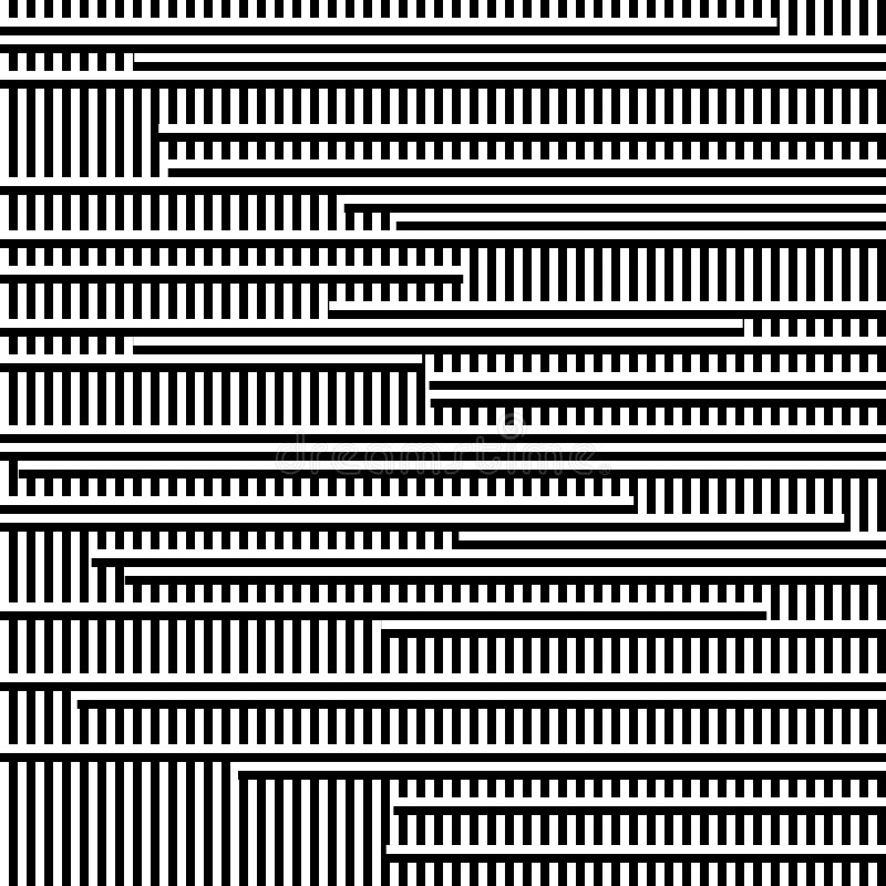 Pattern with Horizontal White Rows, Modern Stylish Image. Stock Vector ...