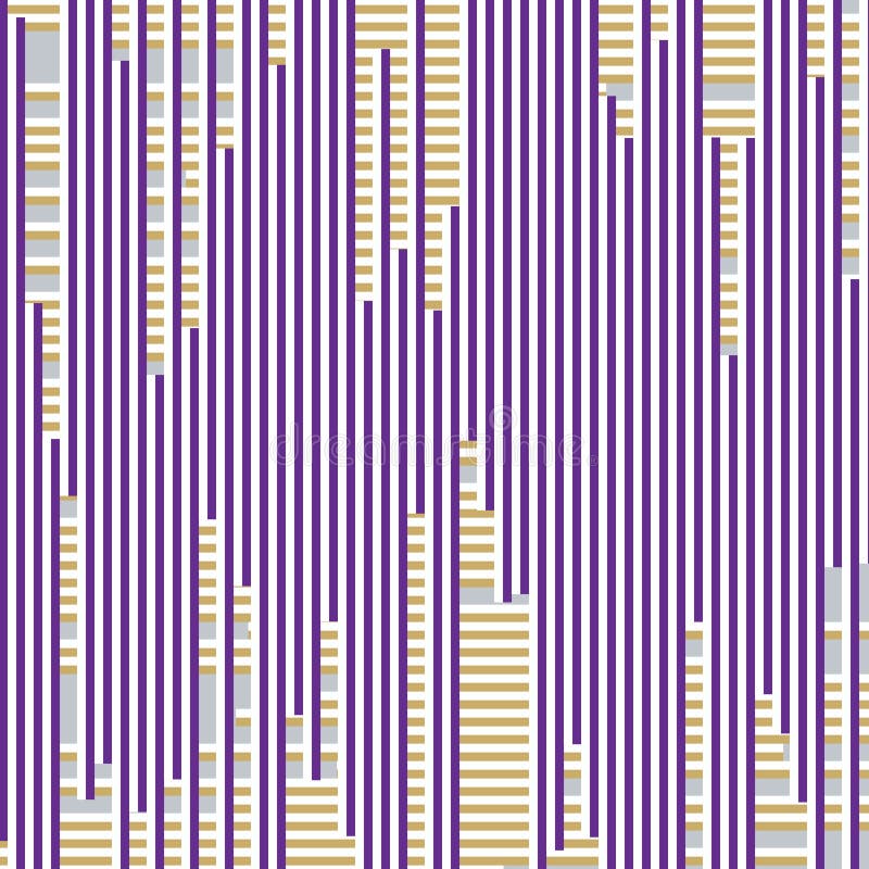 Pattern with Horizontal Yellow and Vertical Violet Bands, Modern ...