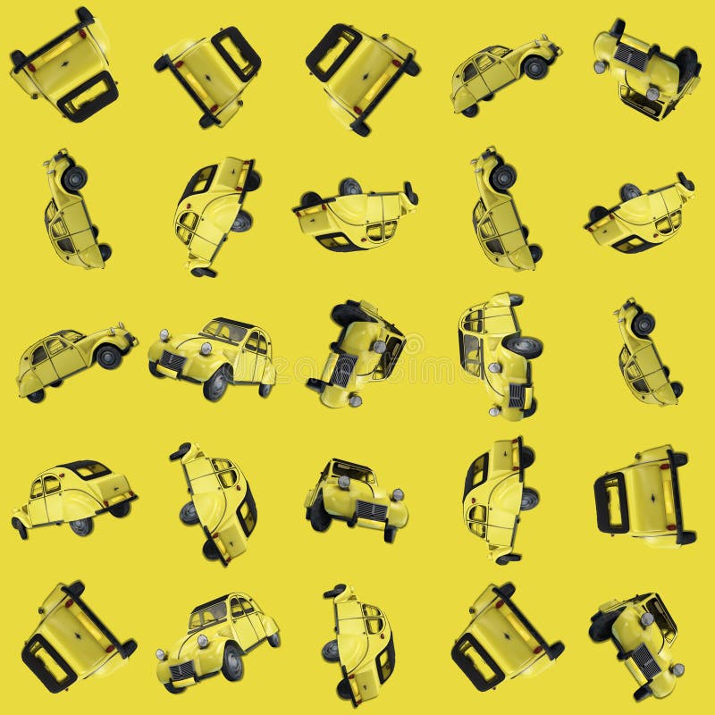 Pattern Illustrated with Car Stock Illustration - Illustration of ...