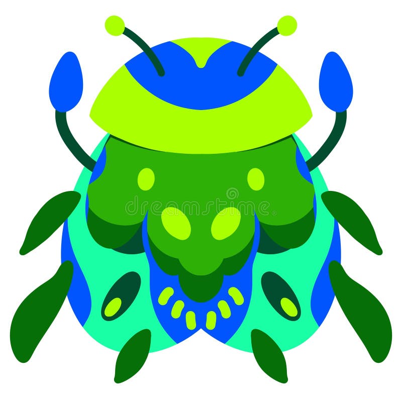 Pattern Illustration of Insect Illustation. Modern Art Minimalist Style ...