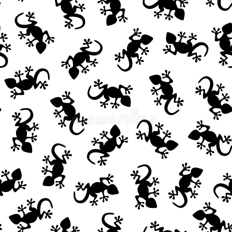 Pattern of the salamander, stock vector. Illustration of repeat - 127080764