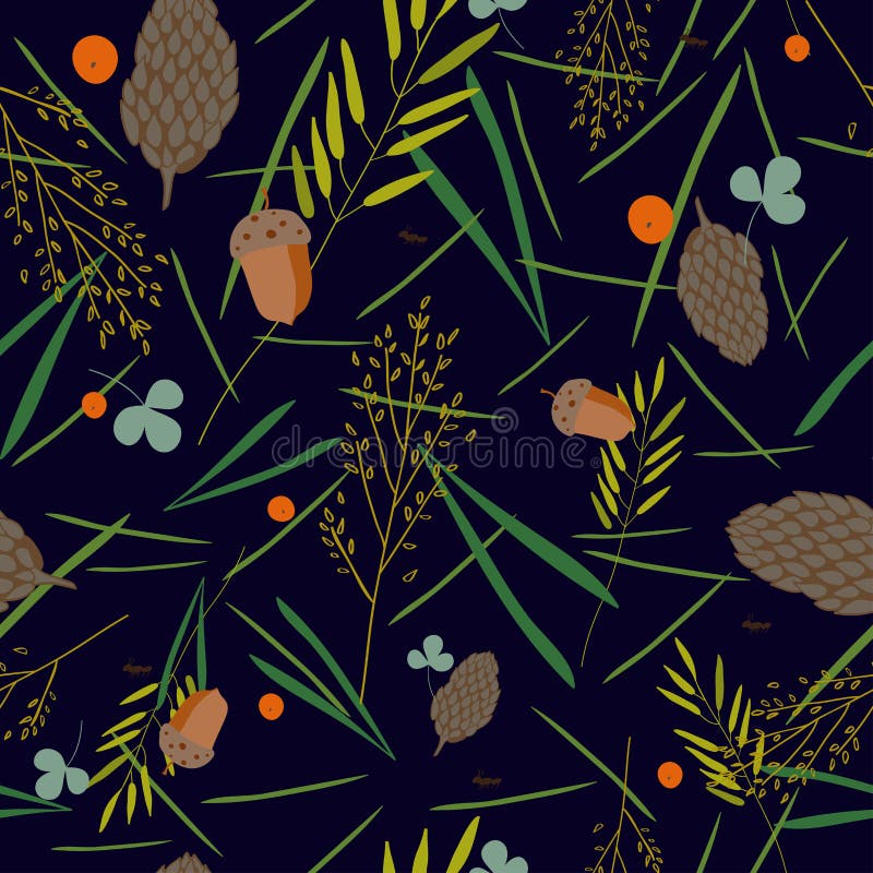 Pattern with the Image of Spots and Lines. Vector Stock Illustration ...