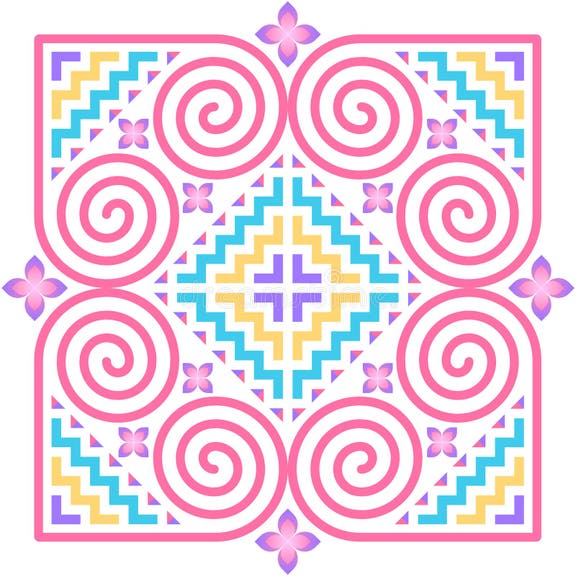 The Pattern Imitates the Embroidery of the Hmong People. it Has a ...