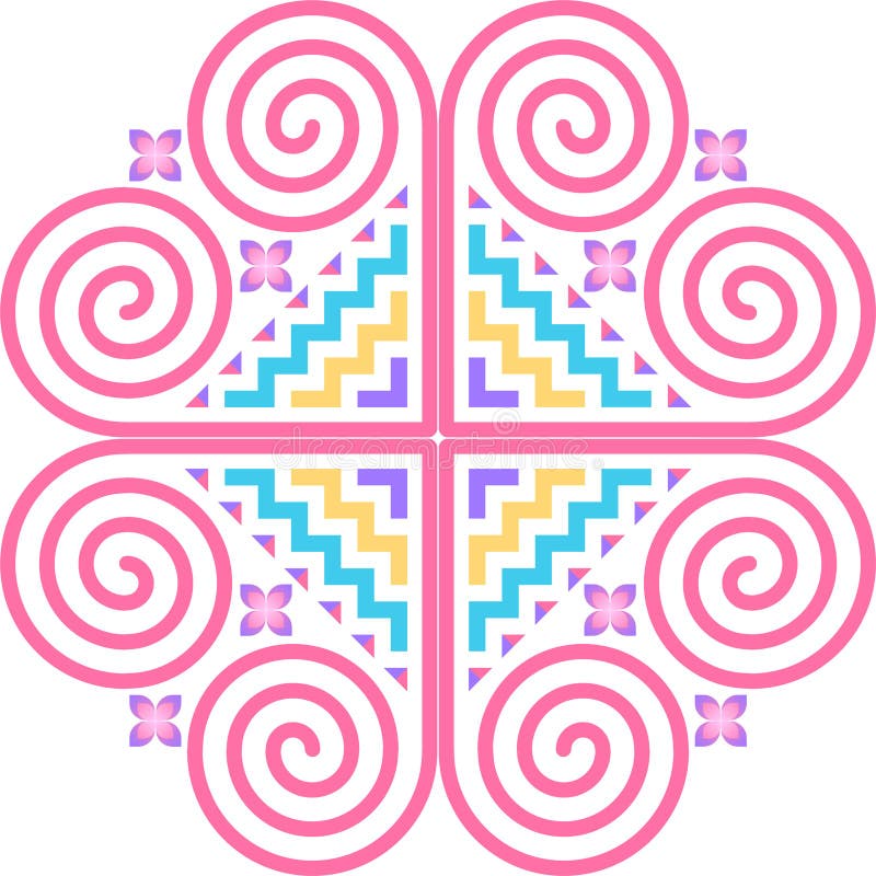 The Pattern Imitates the Embroidery of the Hmong People. it Has a ...