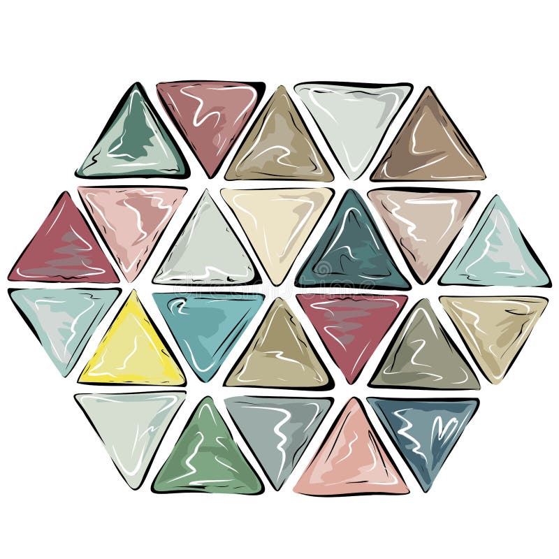 A Pattern of Individual Ceramic Tiles. Tiles, Clay Products. Colored ...