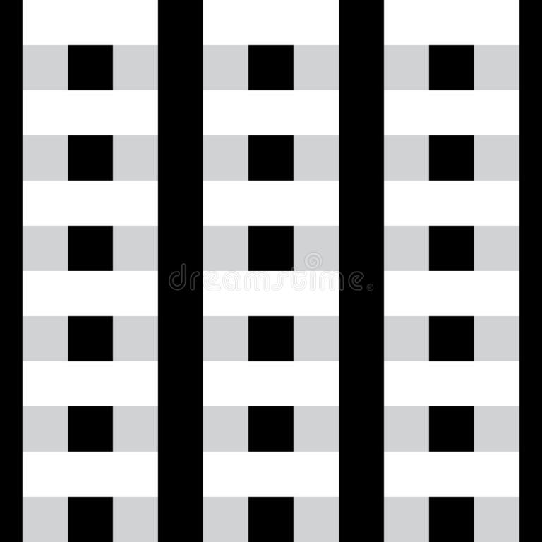 Pattern with Interlacing Black and White Bands56, Modern Stylish Image ...