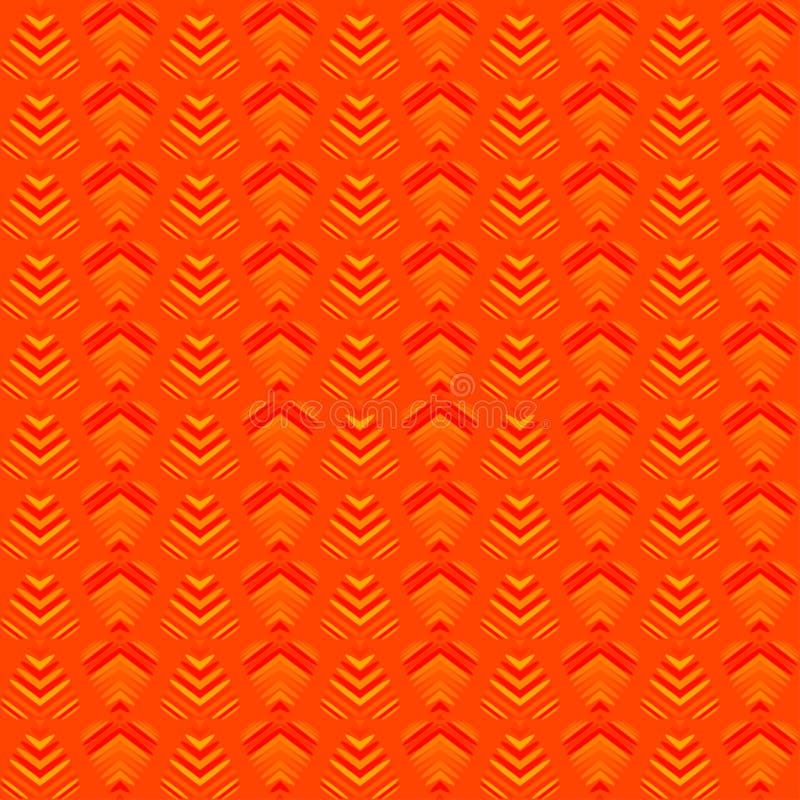 Pattern of Intersecting Hearts and Stripes on an Orange Background ...