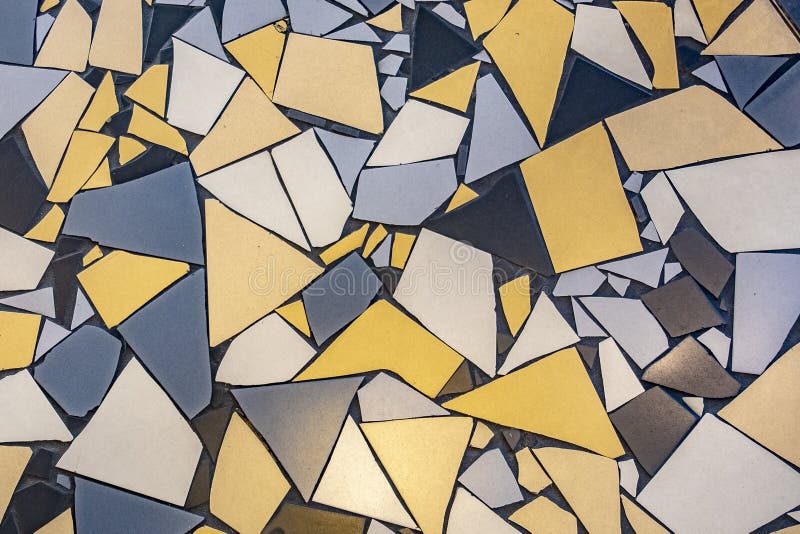 Mosaic With Tiles Gives A Colorful Pattern Stock Image - Image of ...