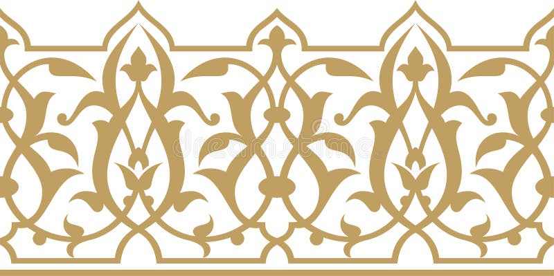 Ornamental Vector Graphic Design, for Ornament on the Edge of the Frame ...
