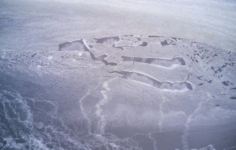 Pattern on lake ice stock photo. Image of abstract, global - 197205706