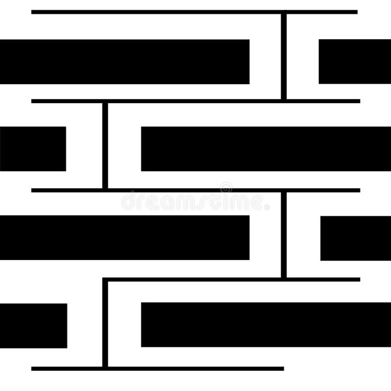 Pattern of Large and Small Black Horizontal Straight Lines Stock ...