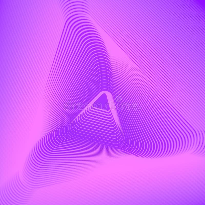 Pattern of Lines, on a Violet Background. Creative Design. 3d Rendering ...
