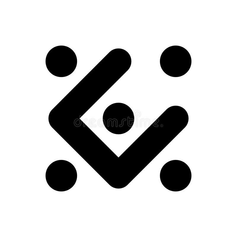 Pattern Lock Gesture Linear Icon. Modern Outline Pattern Lock Ge Stock ...