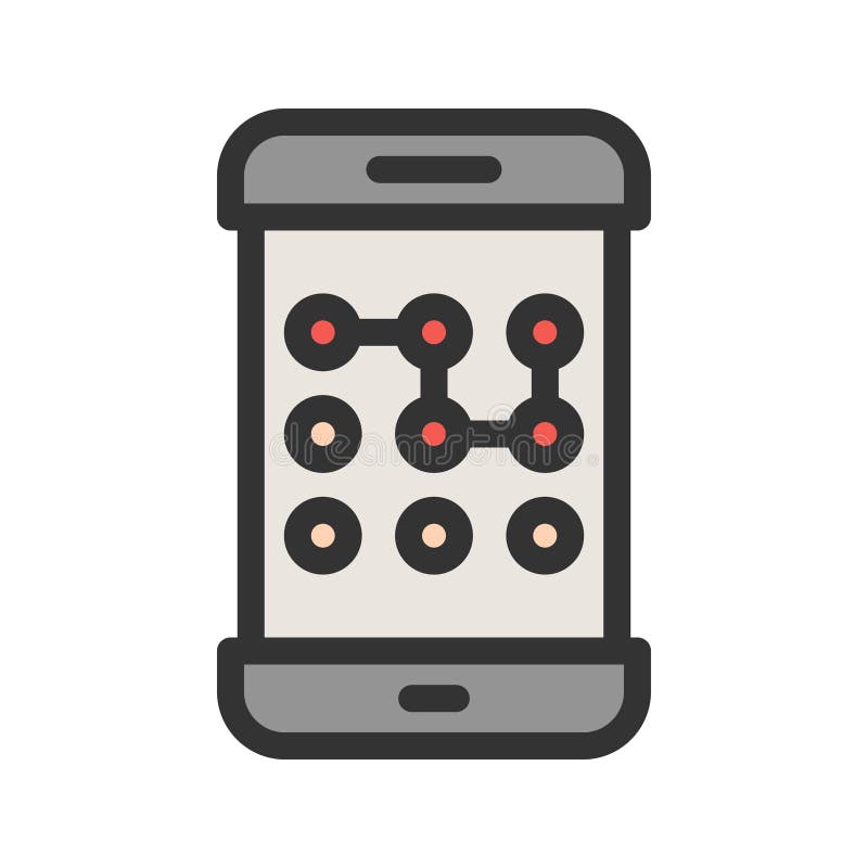 Pattern Lock stock vector. Illustration of protection - 94217318