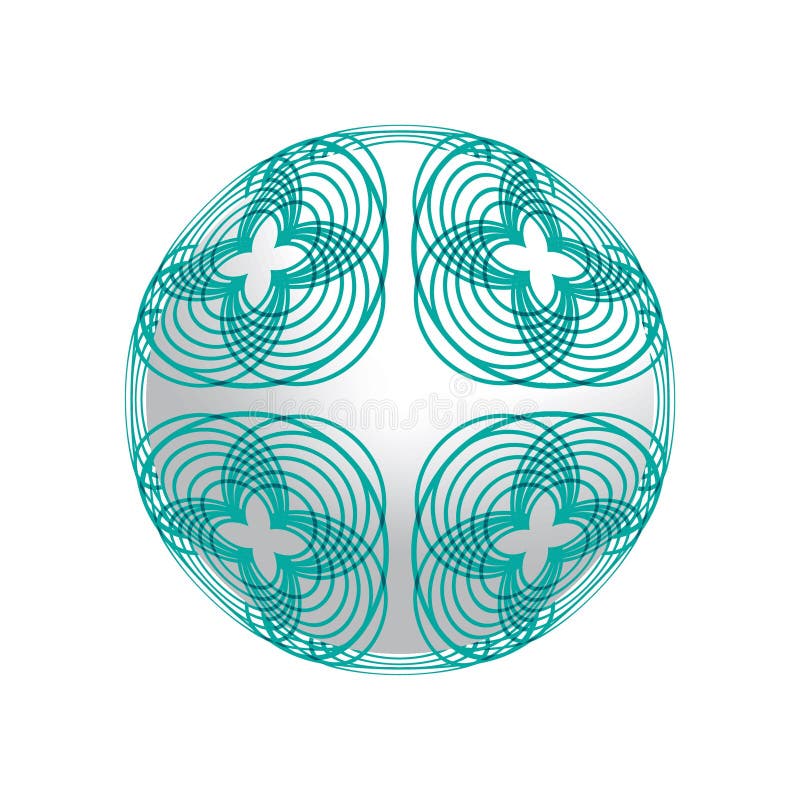 Pattern Logo Element with Abstract Concept. Vector Illustration ...